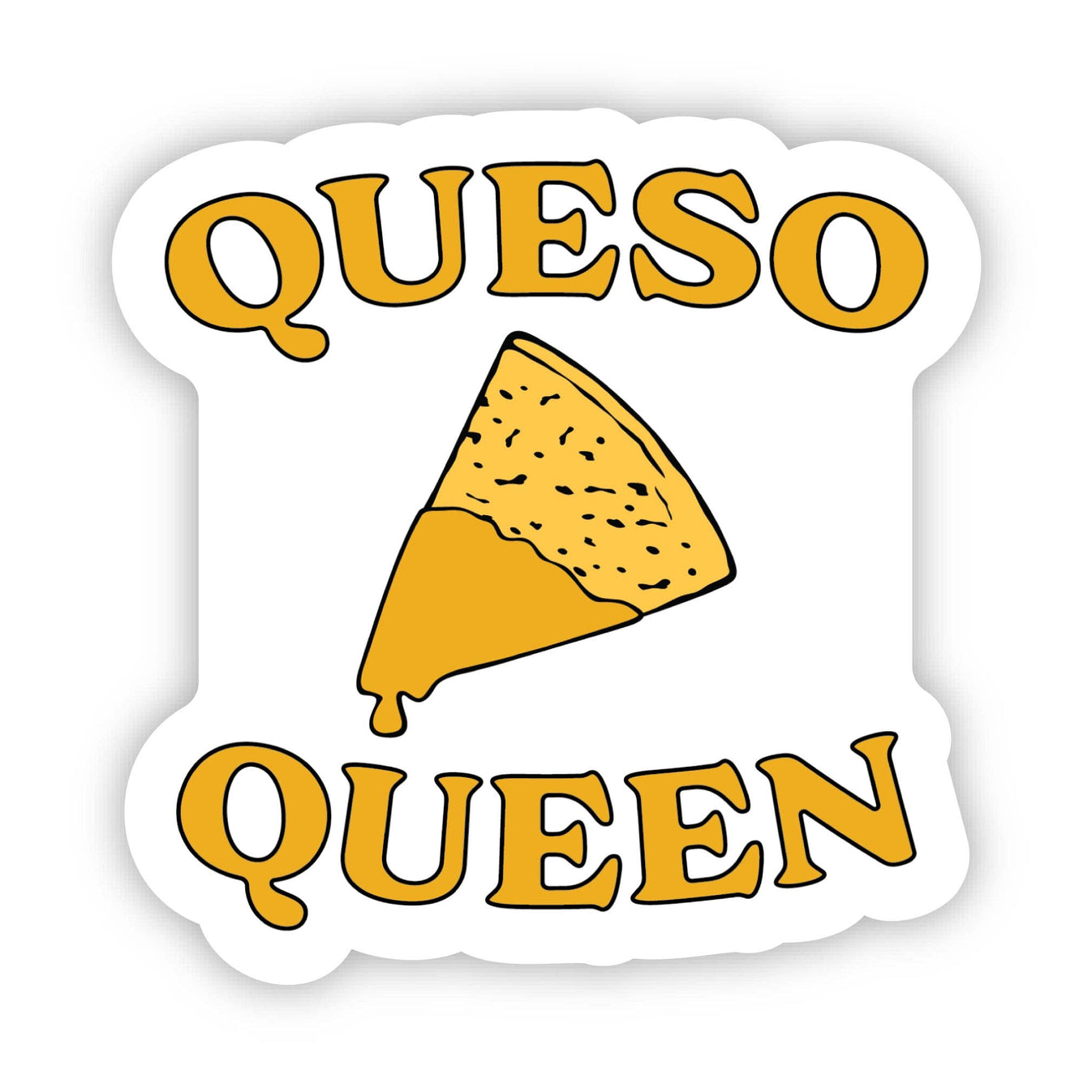 Queso Queen Sticker - Cheese, Food – Tangled Balloons